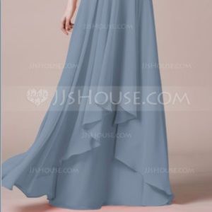 Dresses | Steel Blue Bridesmaid Dress | Poshmark